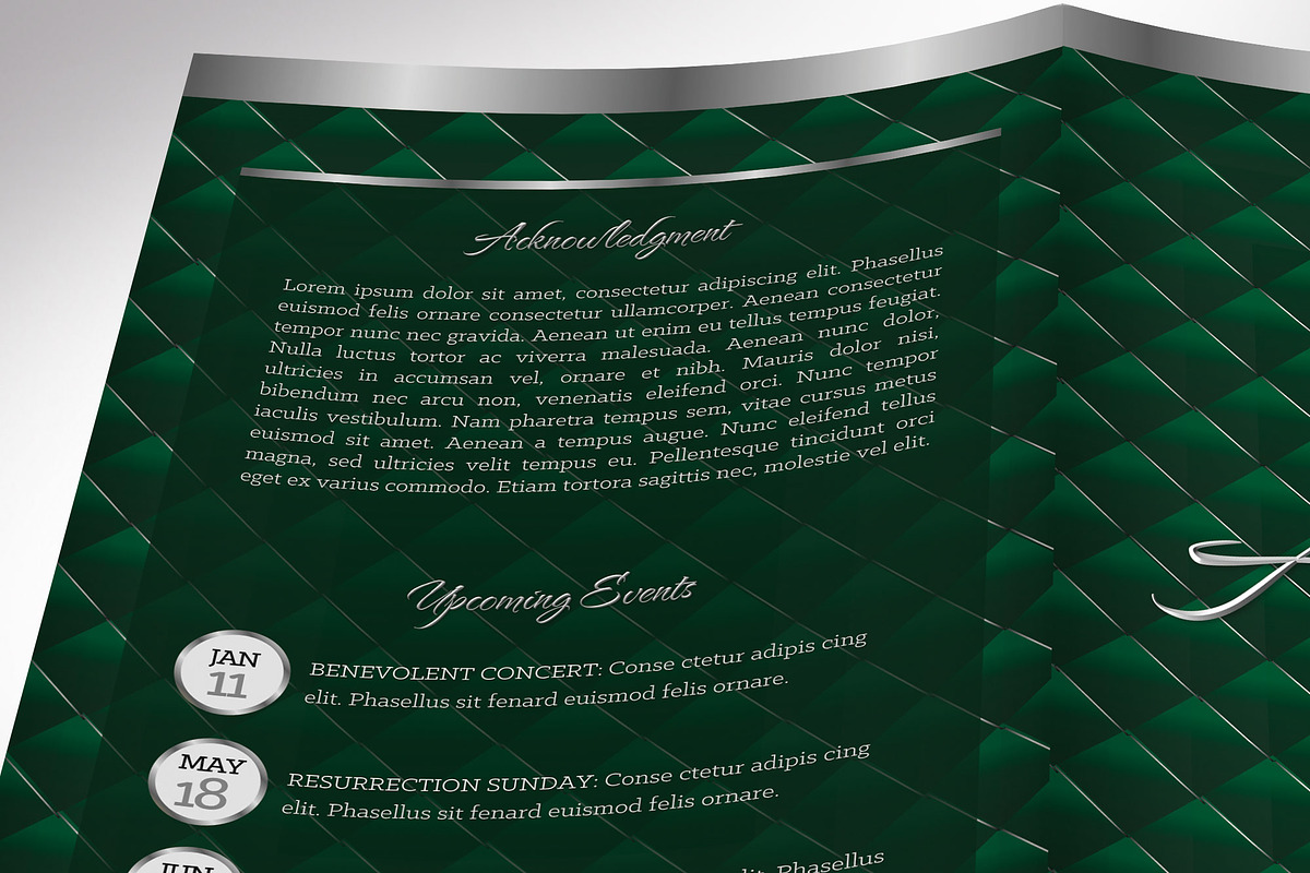 Green Church Anniversary Program