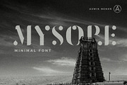 Mysore Font, a Sans Serif Font by Aswin Menon