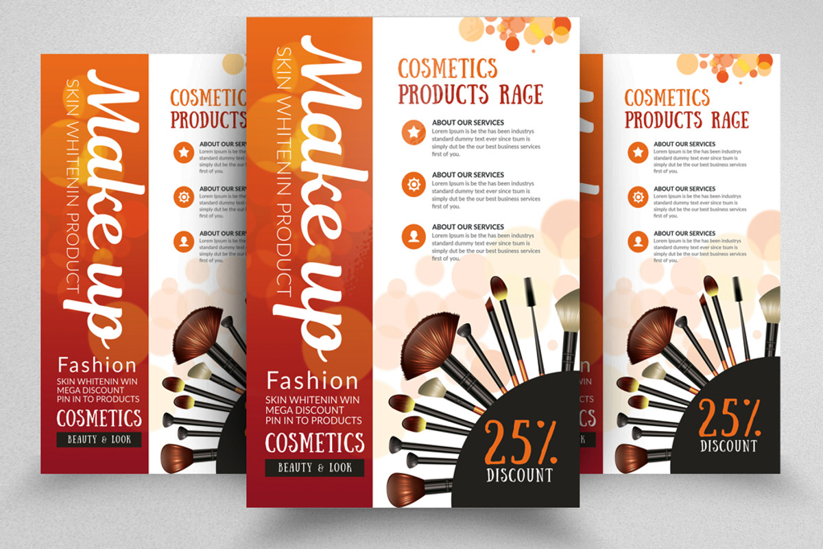 Cosmetic Product Flyer Template, a Flyer Template by Business Flyers