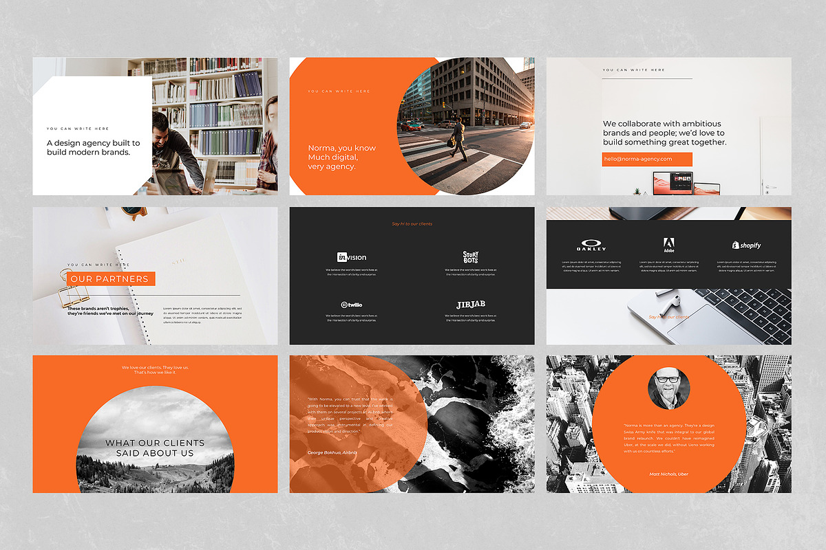 Agency - PowerPoint Template, a Presentation Template by Bervisual