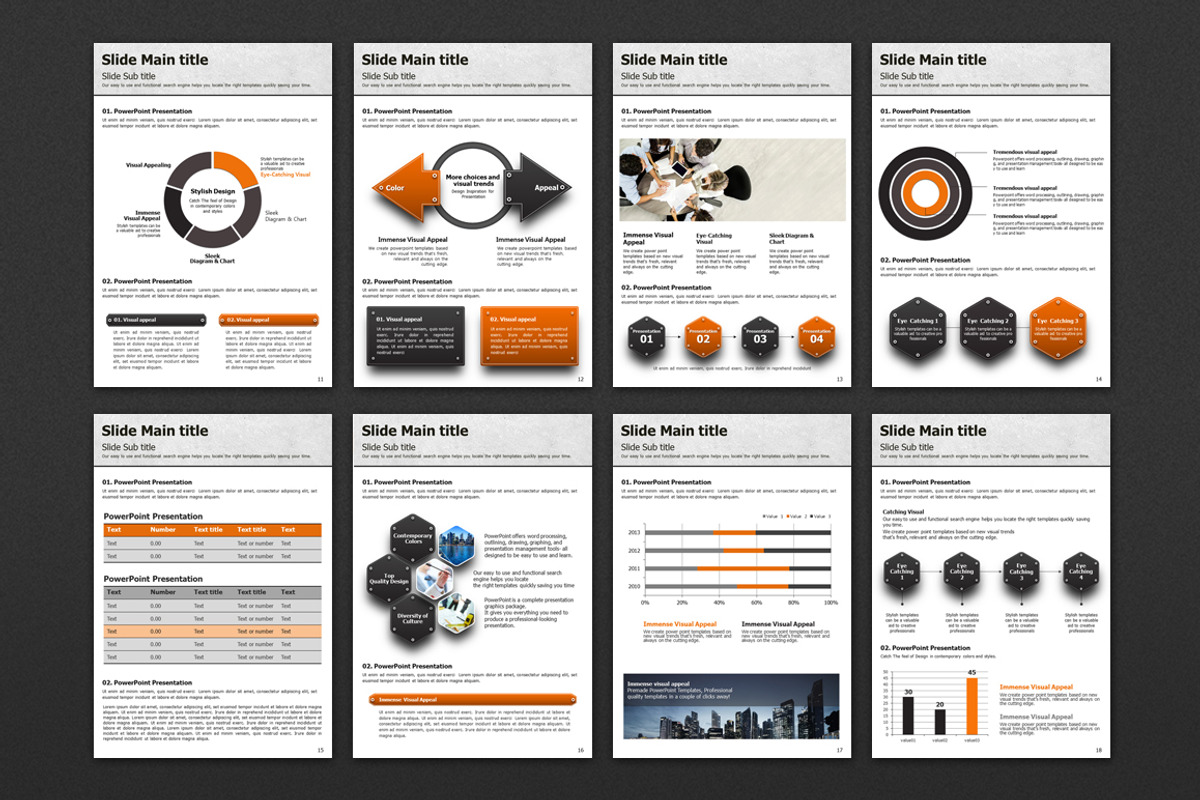 Concrete PPT Template Vertical, a Presentation Template by GoodPello