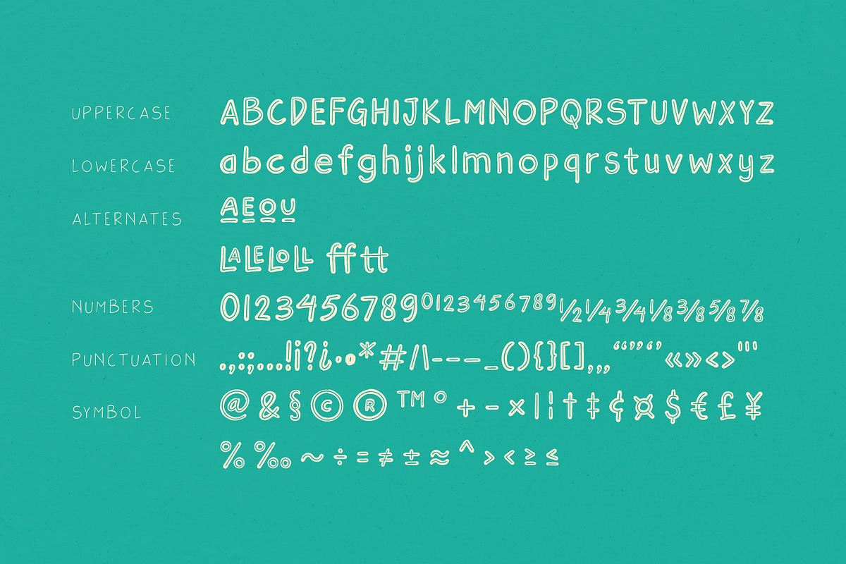 Something Weird Font, a Sans Serif Font by trustha | Creative Market
