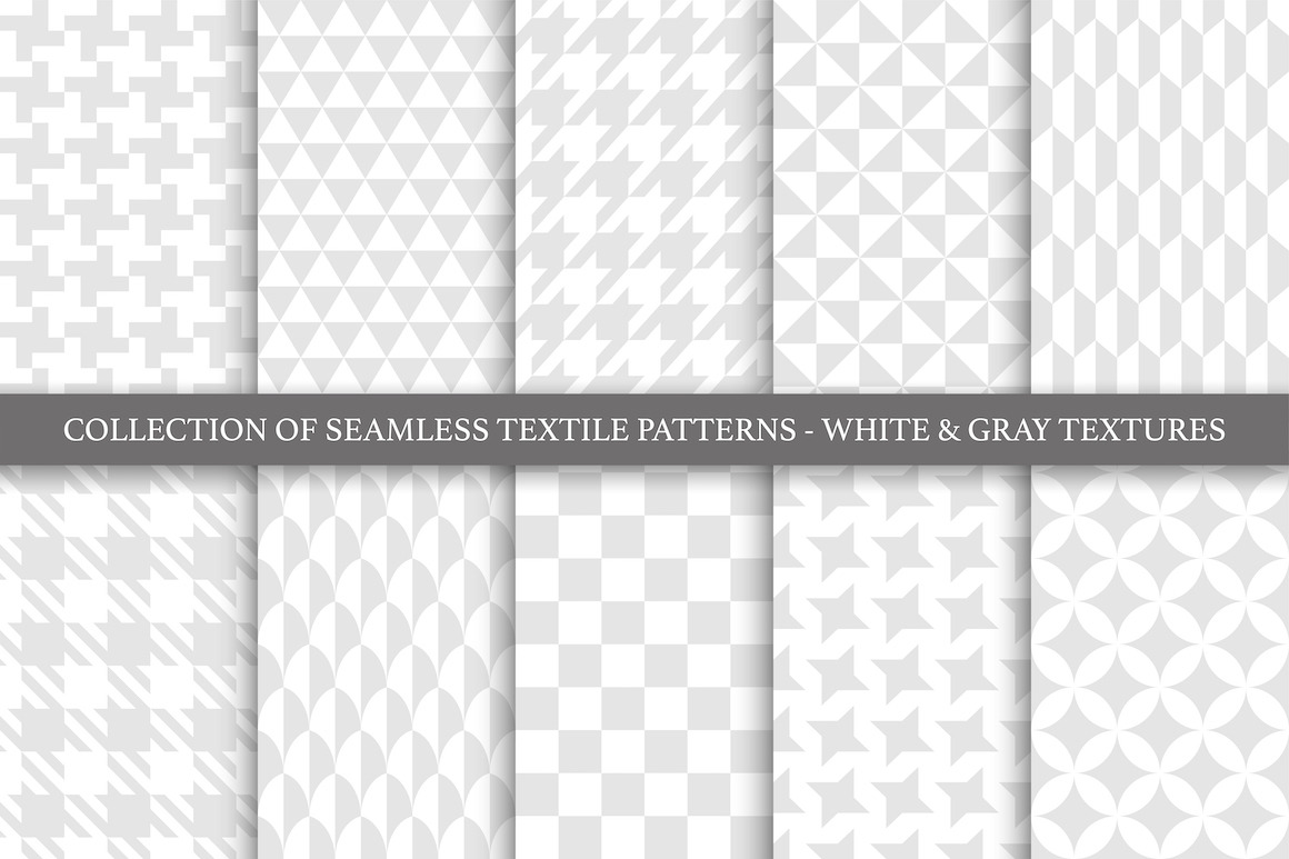 Geometric seamless textile patterns, a Pattern Graphic by ExpressShop