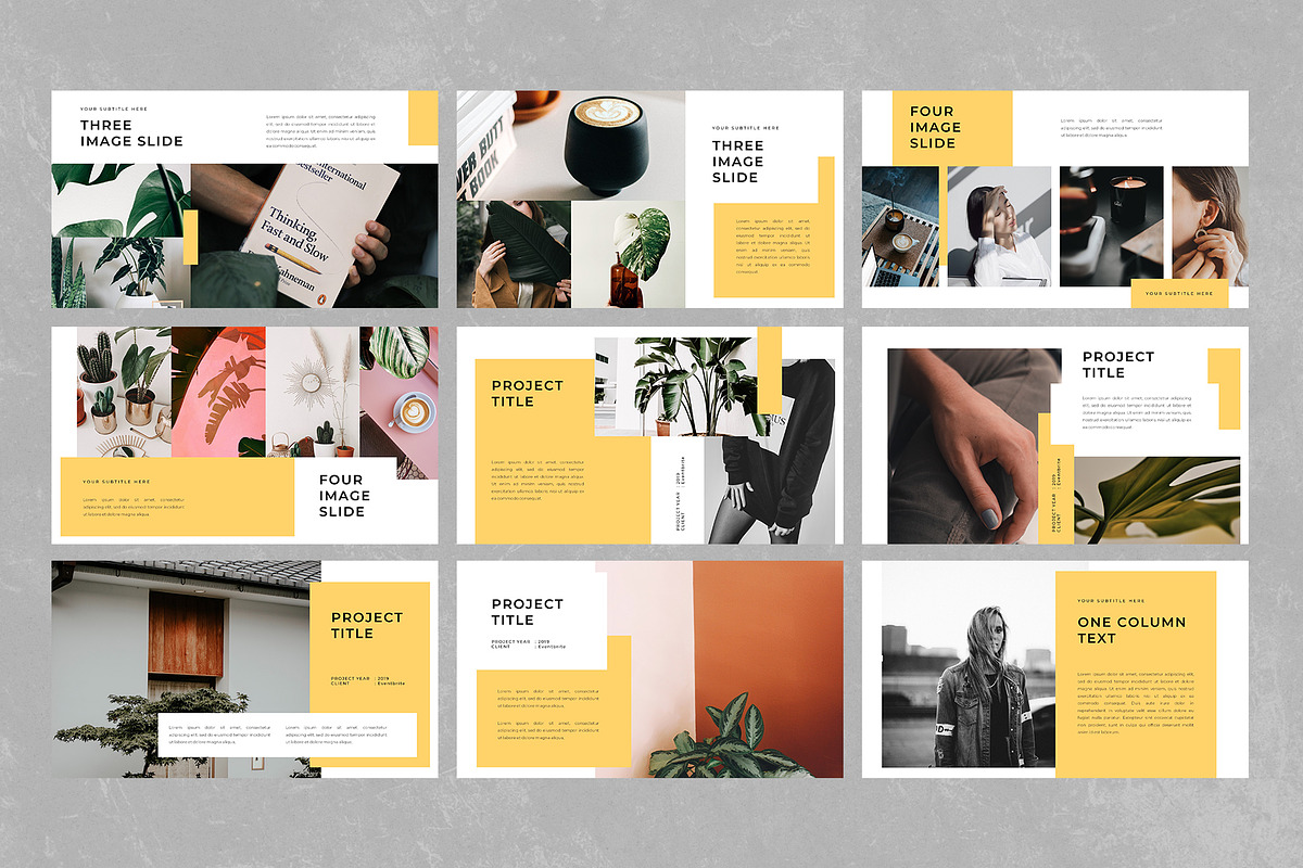 Yello - PowerPoint Template, a Presentation Template by Bervisual