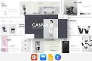 Canva Minimal PowerPoint Template, a Presentation Template by ...