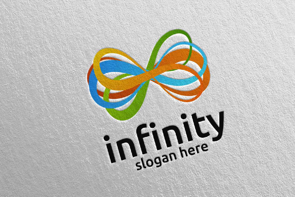 Infinity loop logo Design 27, a Branding & Logo Template by denayunebgt