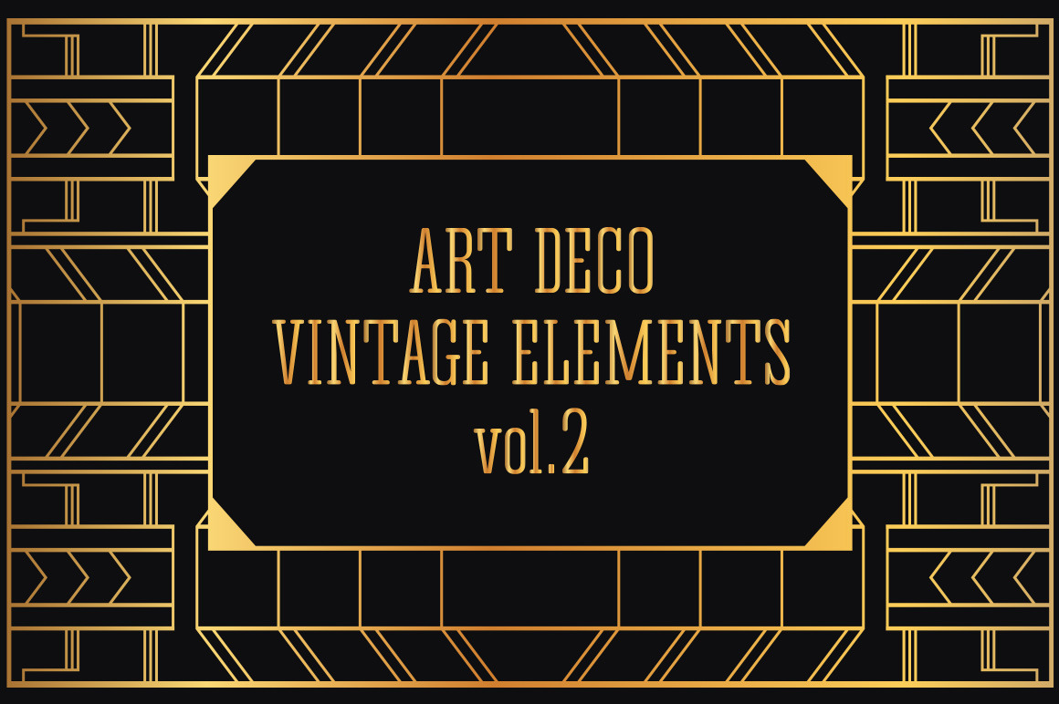 31 Art Deco Design Elements Vol.2, a Decorative Illustration by Anna Studio