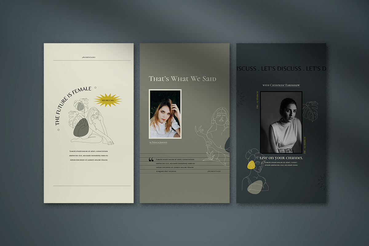 Instagram Women's History Month, a Social Media Template by graphicook