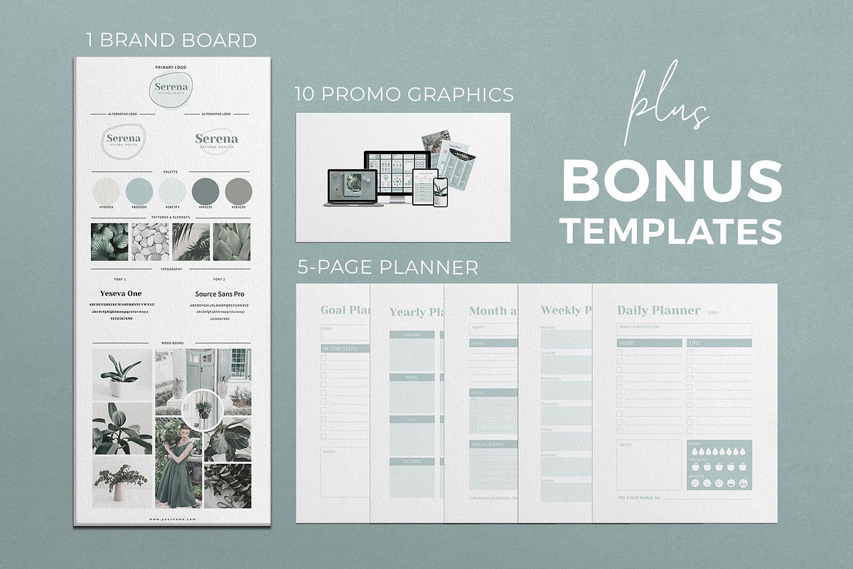 Online Course Canva Template Bundle