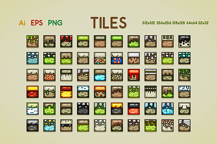 Top-Down Tiles, an Object Graphic by yurakr