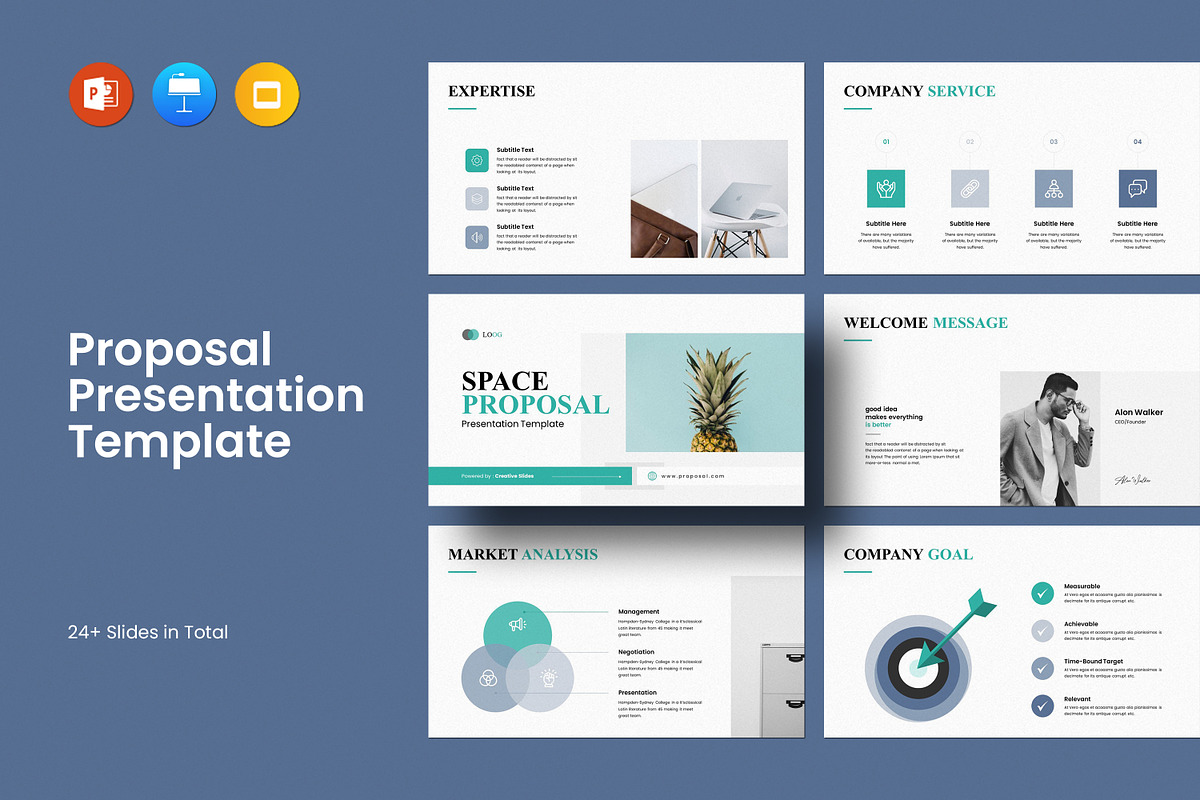 Proposal PowerPoint Template, a Presentation Template by CreativeSlides