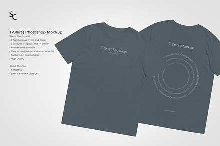 Basic T-Shirt Mockup, a Merchandise Mockup by Brent Galloway