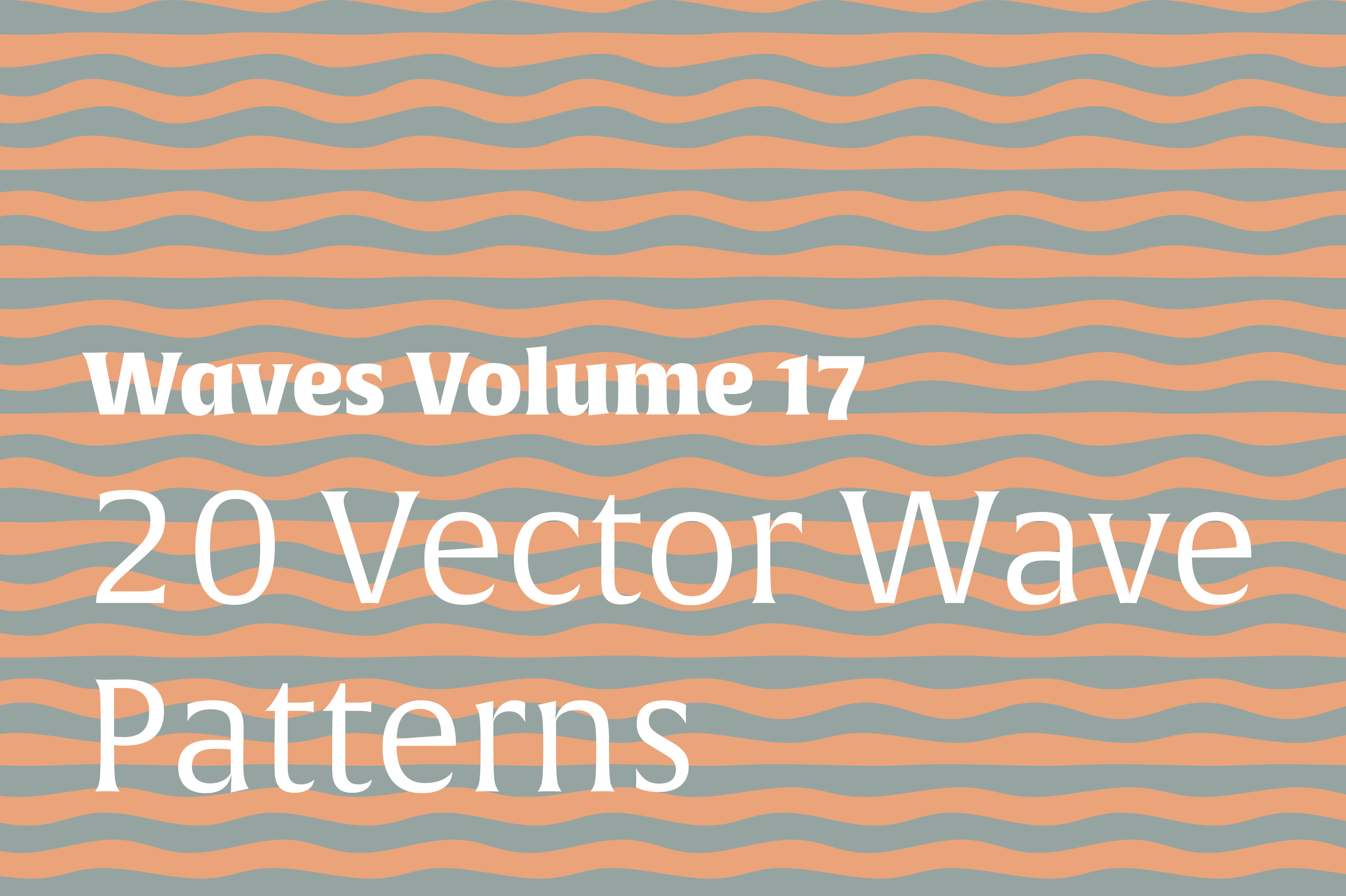 Waves Vol. 17 | 20 Vector Patterns, a Pattern Graphic by invisiblelayer