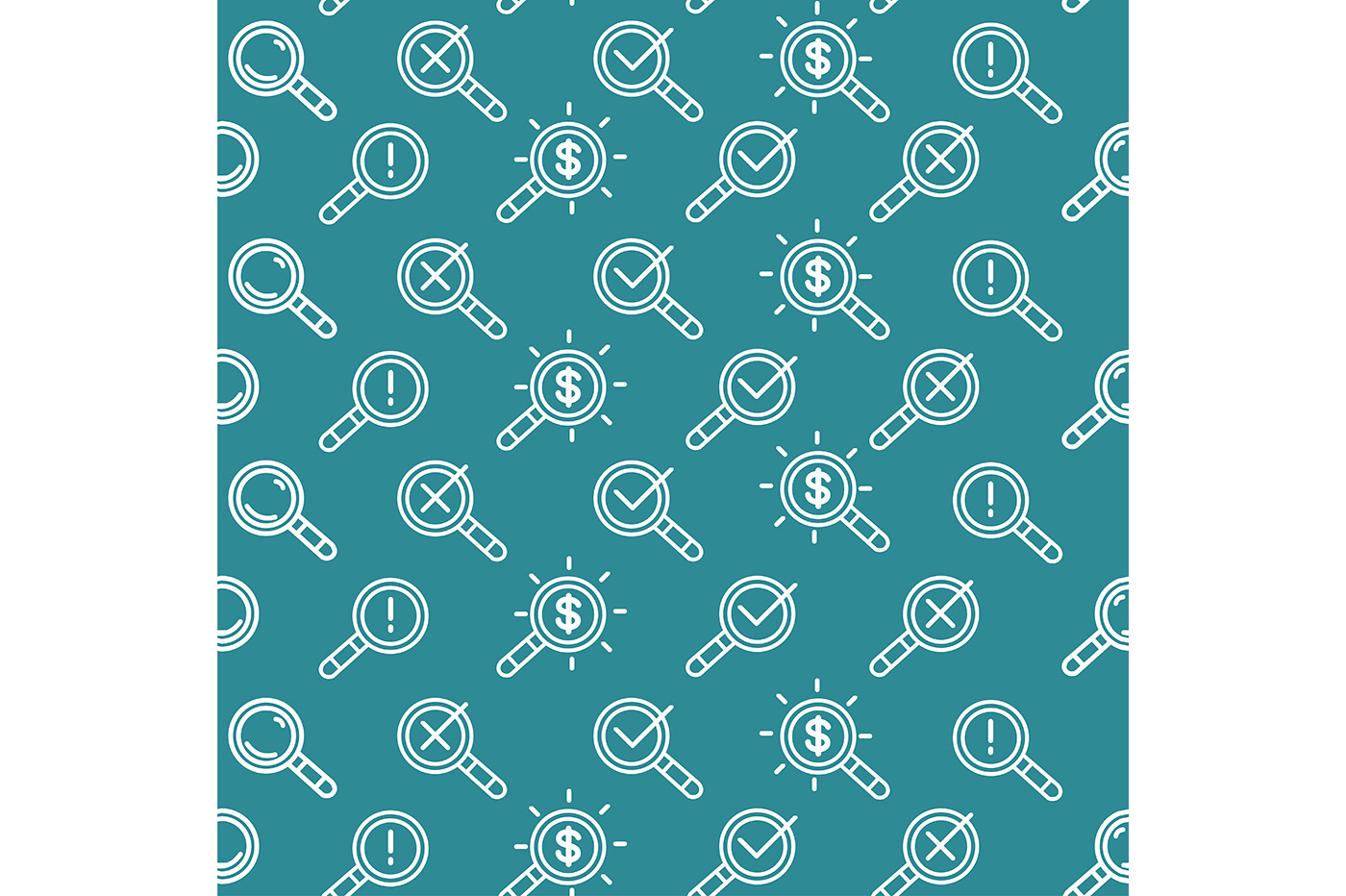 Search Signs Pattern Background, a Pattern Graphic by More Shop