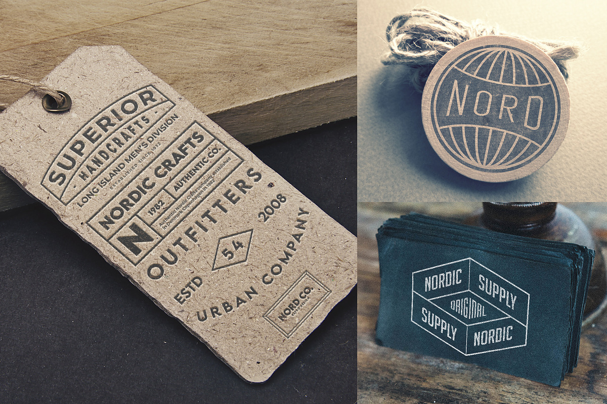 50 Retro Modern Vector Editable Logos