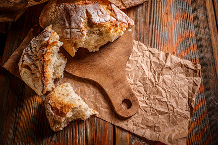 Broken loaf of bread, a Food & Drink Photo by Grafvision photography
