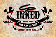 Inked Tattoo Artist Logo, a Branding & Logo Template by PremadePixels.com