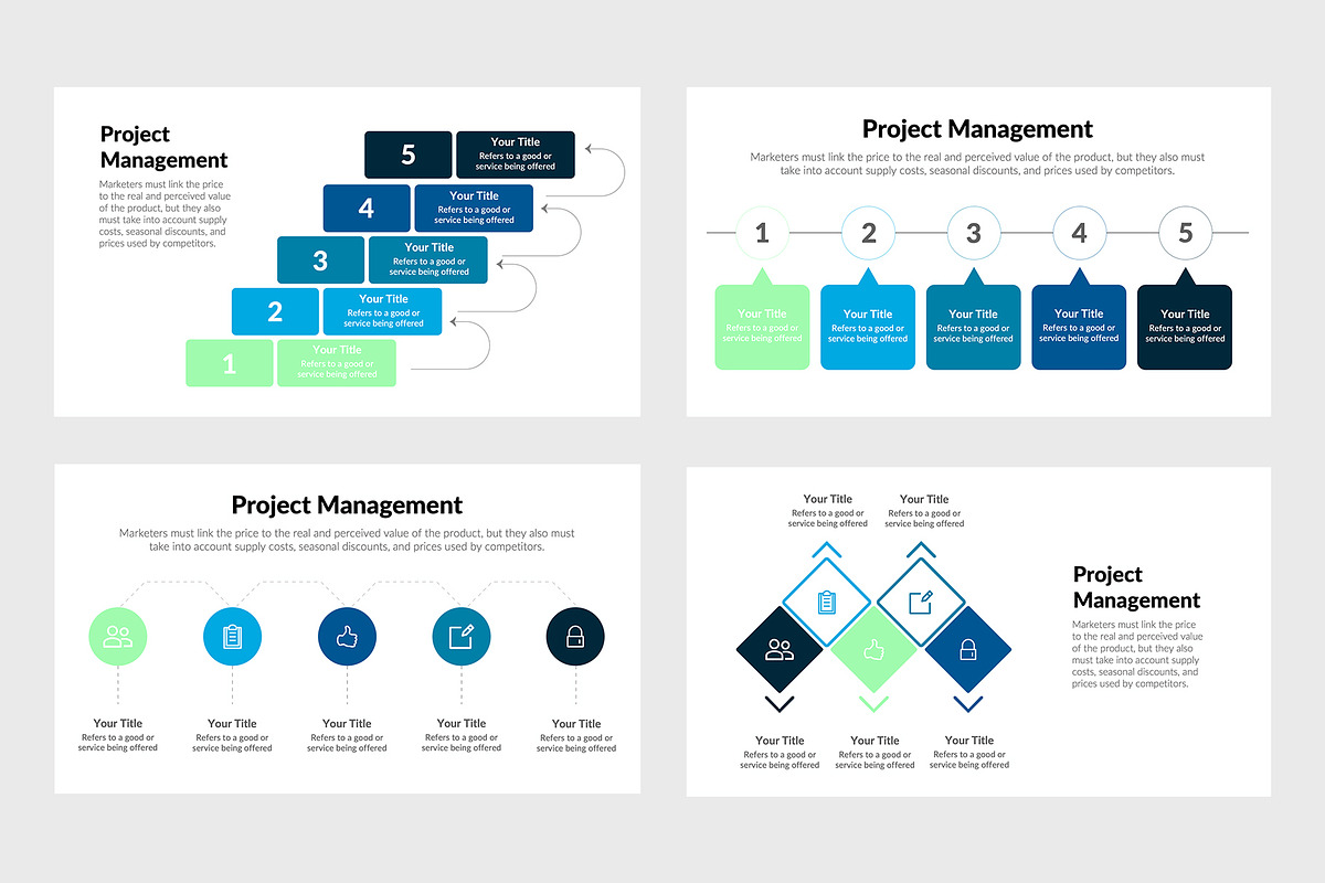 Project Management Template, a Presentation Template by slidequest