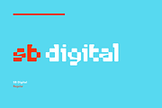 Digital - Pixel font, a Font by SelfBuild Type