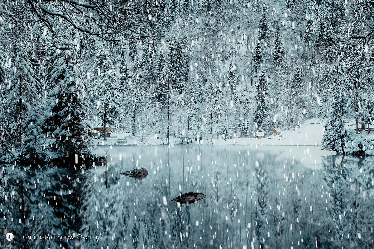 Animated Snow Overlays, a Texture Graphic by Freezerondigital