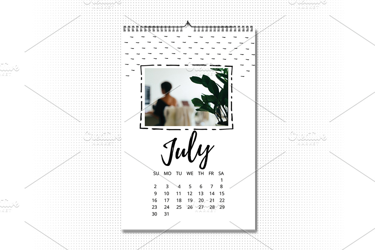 Photo Calendar 2017, a Stationery Template by land art