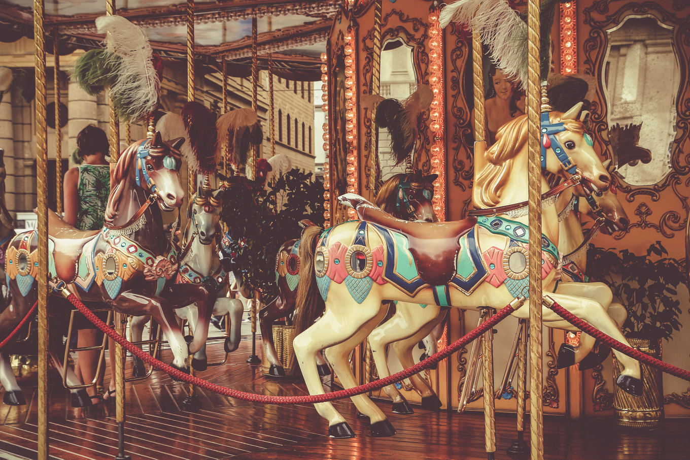 Traditional carousel, an Arts & Entertainment Photo by aagafapaperiapunta