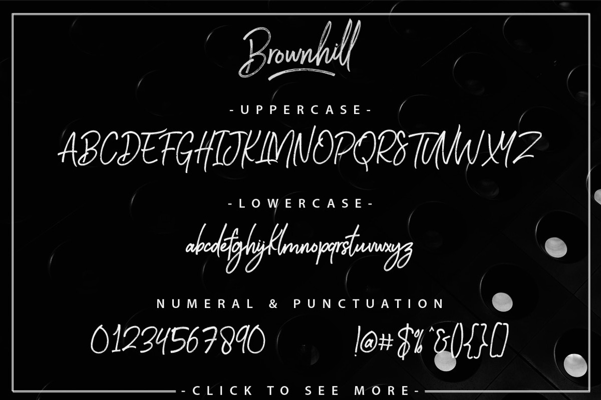 Brownhill Script, a Script Font by sizimon