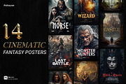 Cinematic Fantasy Posters, a Poster Template by Pixflow