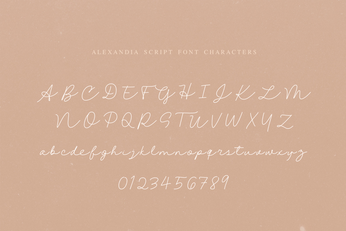 Alexandia Script Font, a Script Font by Salt & Pepper Designs
