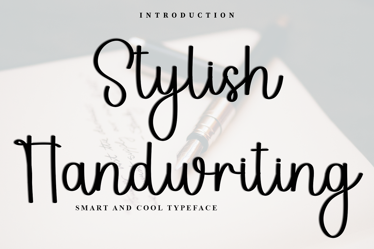 Stylish Handwriting, a Handwritten Font by InermediaSTUDIO | Creative ...