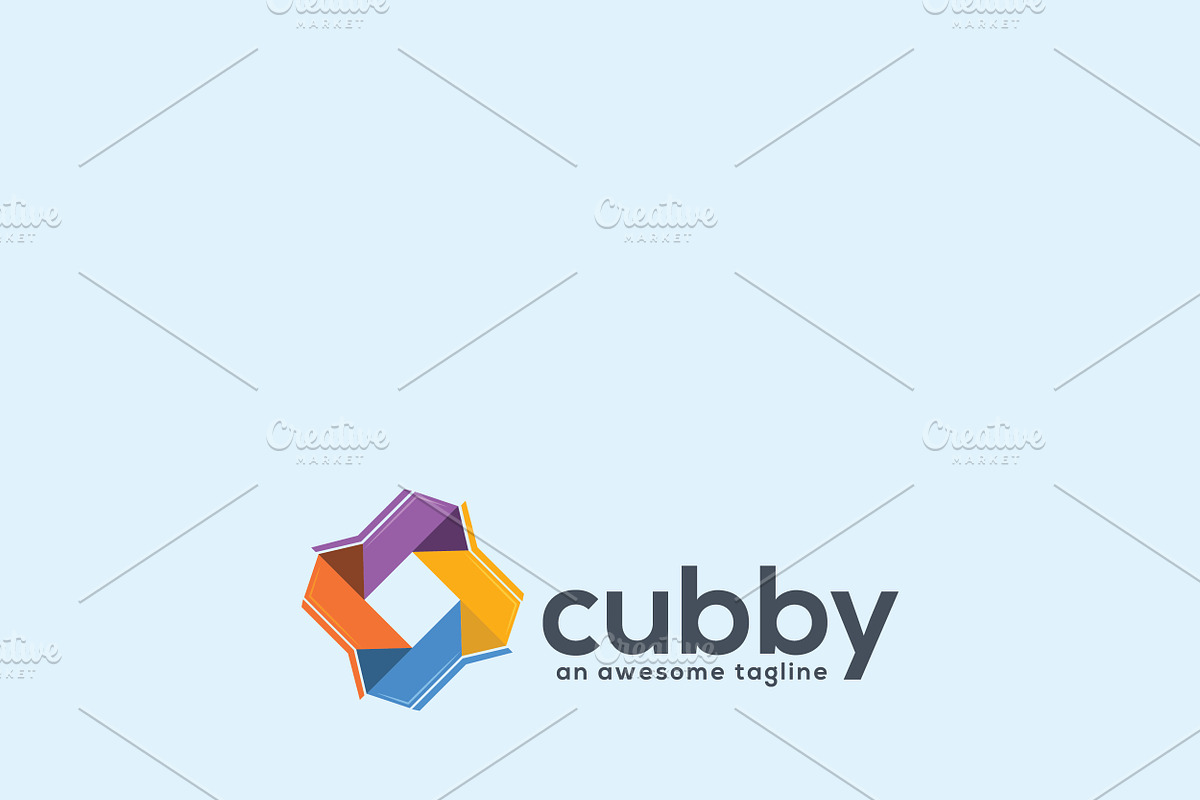 Cubby Logo Template, a Branding & Logo Template by aliyev123