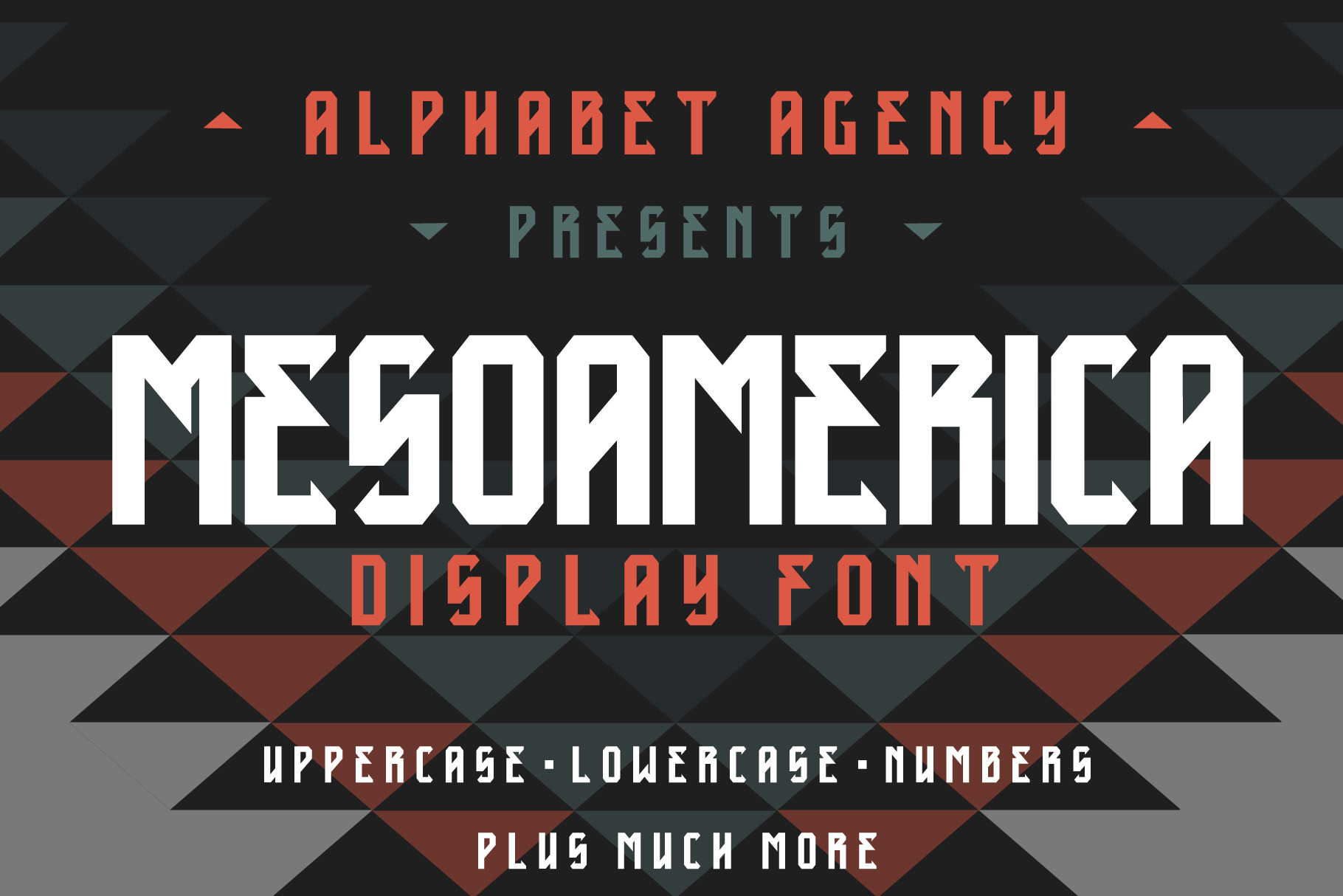 MESOAMERICA FONT, a Font by Alphabet Agency