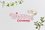 Wedding Typography, an Animal Illustration by graphicsunday