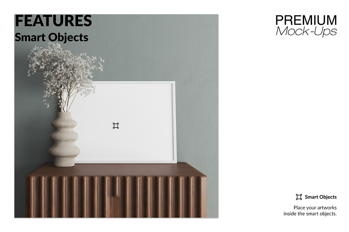3 Shapes of Frame Mockups, a Product Mockup by mock-ups