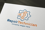 Repair Technician, a Branding & Logo Template by dm243