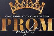 Prom Party Flyer, a Flyer Template by Hotpin