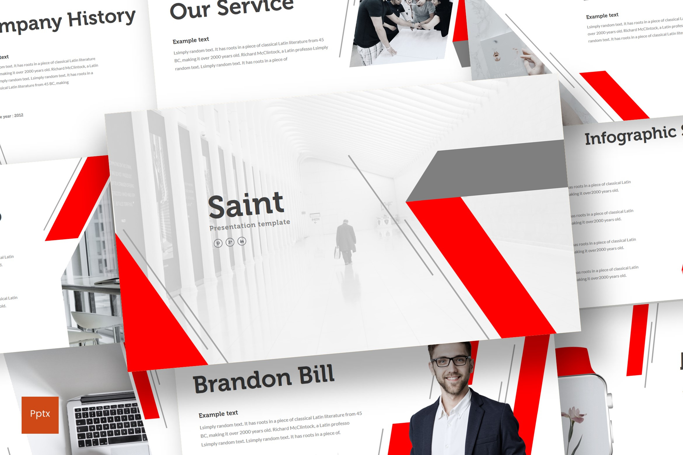 Saint - Powerpoint Template, a Presentation Template by inspirasign