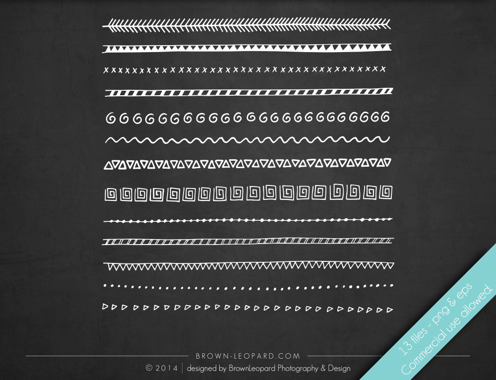 Hand Drawn Clipart Indian Overlays, an Illustration by BrownLeopard