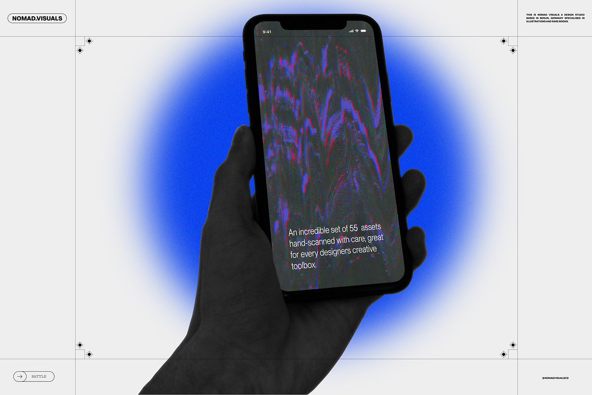 Scanner Rattle Textures, a Texture Graphic by Nomad Visuals