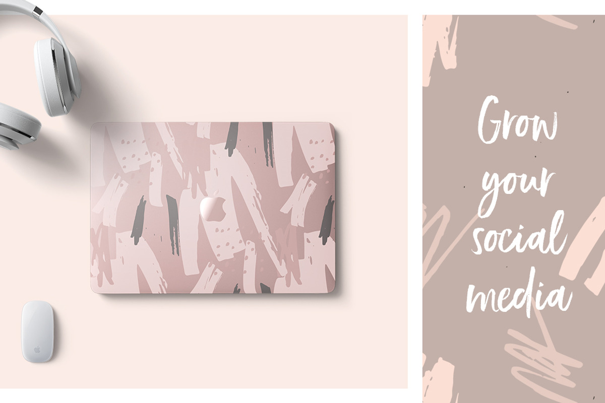 Blush Crush Patterns & Templates, a Pattern Graphic by Youandigraphics