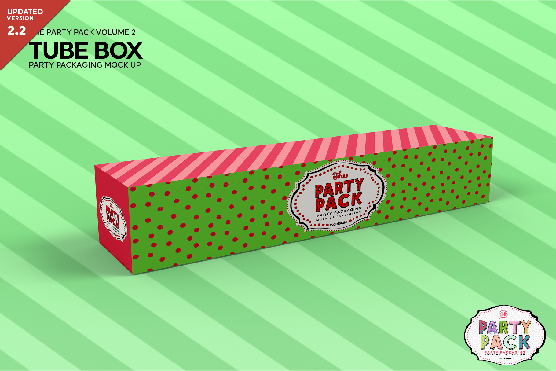 Tube Box Packaging Mockup, a Cups & Container Mockup by INCDesign
