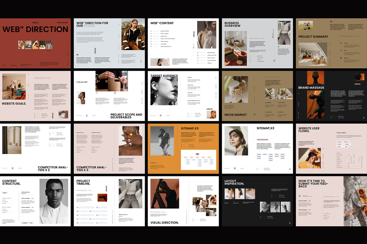 Web Direction Template, a Brochure Template by GoldenPixelStudio
