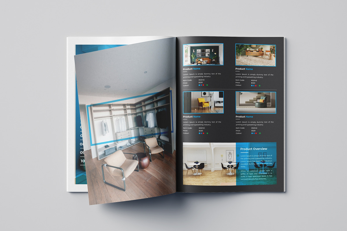 Product catalog design template, a Brochure Template by Graphiexperto ...