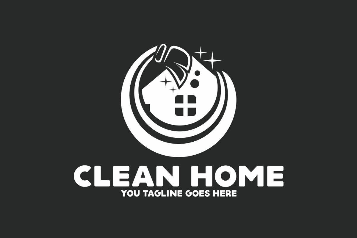 Clean Home, a Branding & Logo Template by Brandlogo | Creative Market