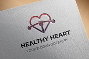 Healthy Heart Logo Template, a Branding & Logo Template by BdThemes