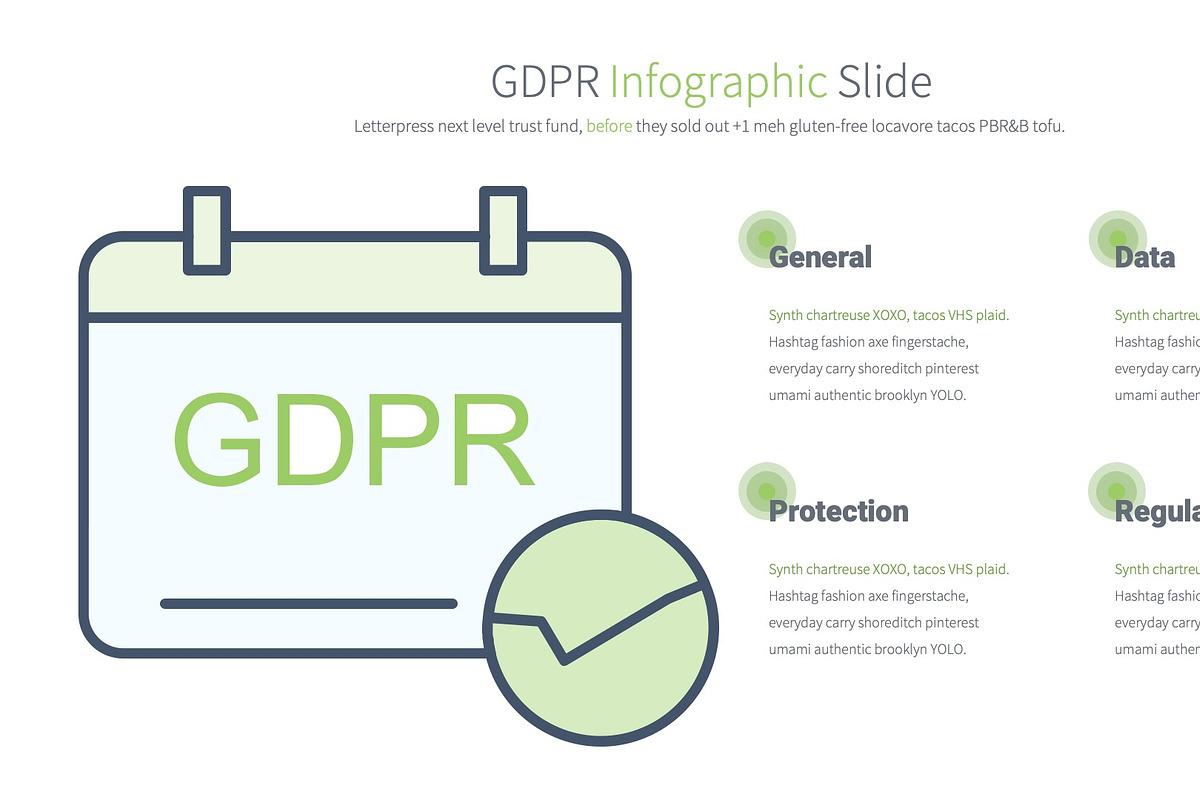 GDPR PowerPoint Infographics, a Presentation Template by Pulsecolor