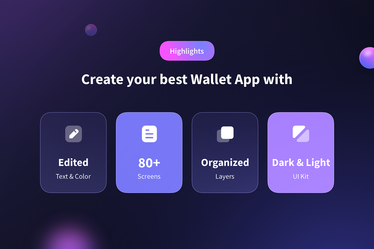 Mobile Wallet UI Kit