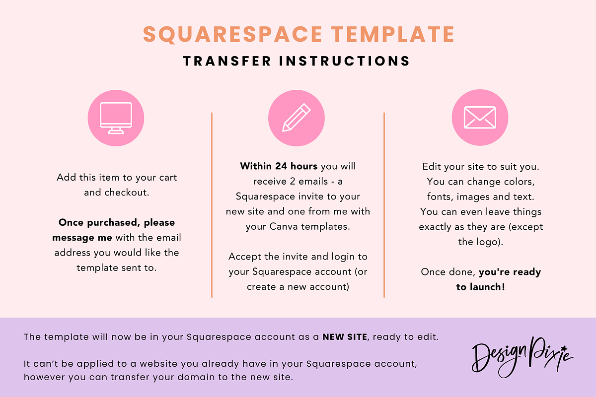 Enchanting Squarespace Website Template