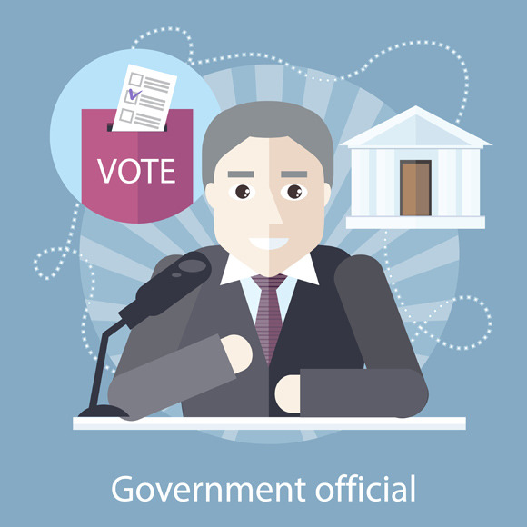 Government Official, a Person Illustration by robuart