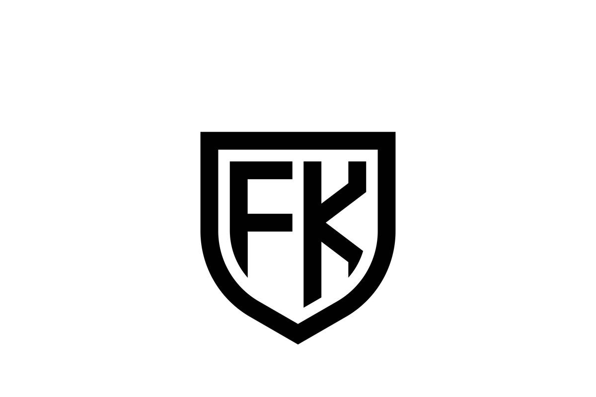 FK logo design vector template, a Branding & Logo Template by xcoolee ...